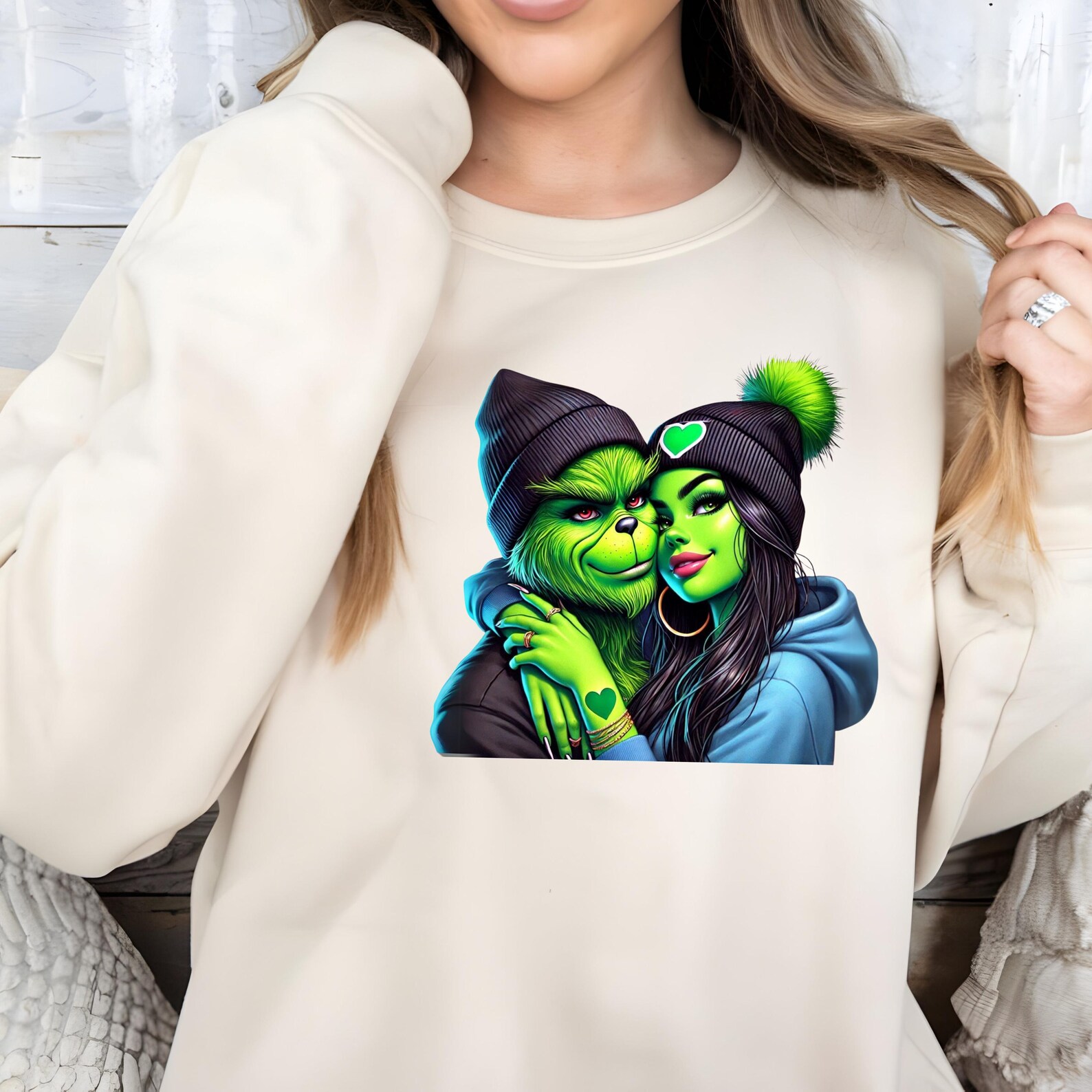 Grouchy Couples Png Design, Grinch Inspired Clipart,gifts for Christmas ...