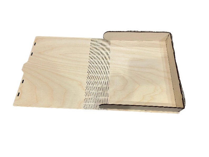 10 Inch (inside) Large Living Hinge Box - SVG File - Etsy