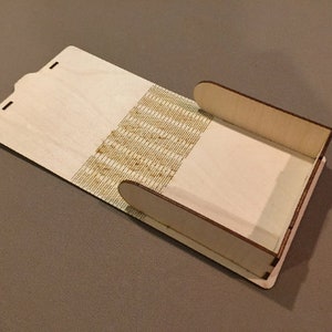 5 Inch (inside) Living Hinge Box - SVG File - Etsy Australia