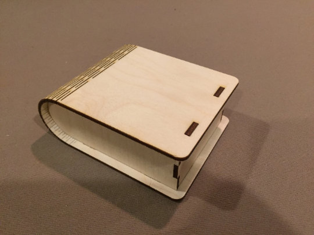 3 Inch (inside) Living Hinge Box - SVG File - Etsy