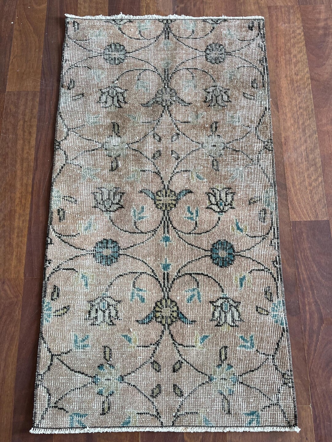 Rug 2 X 4, Neutral Rug, Faded Rug, Handmade Rug, Turkish Rug, 2x3,7 Ft ...