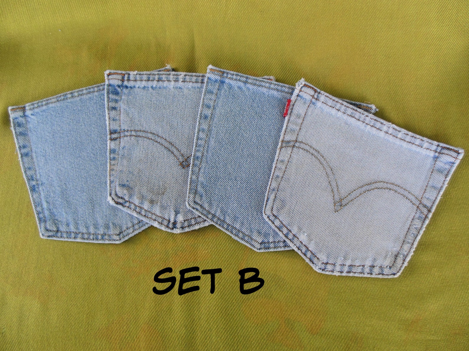 Jeans Pockets Coasters/mug Rugs | Etsy