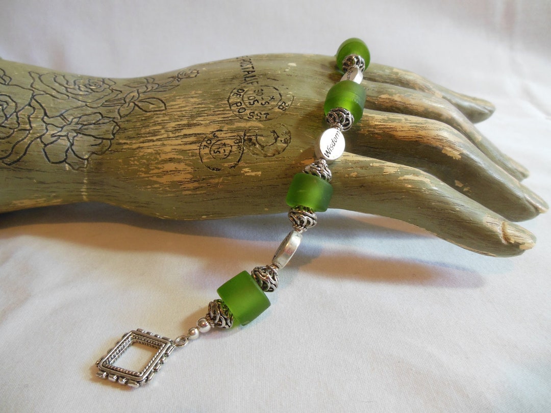 Inspirational Sentiment Bracelet - Etsy