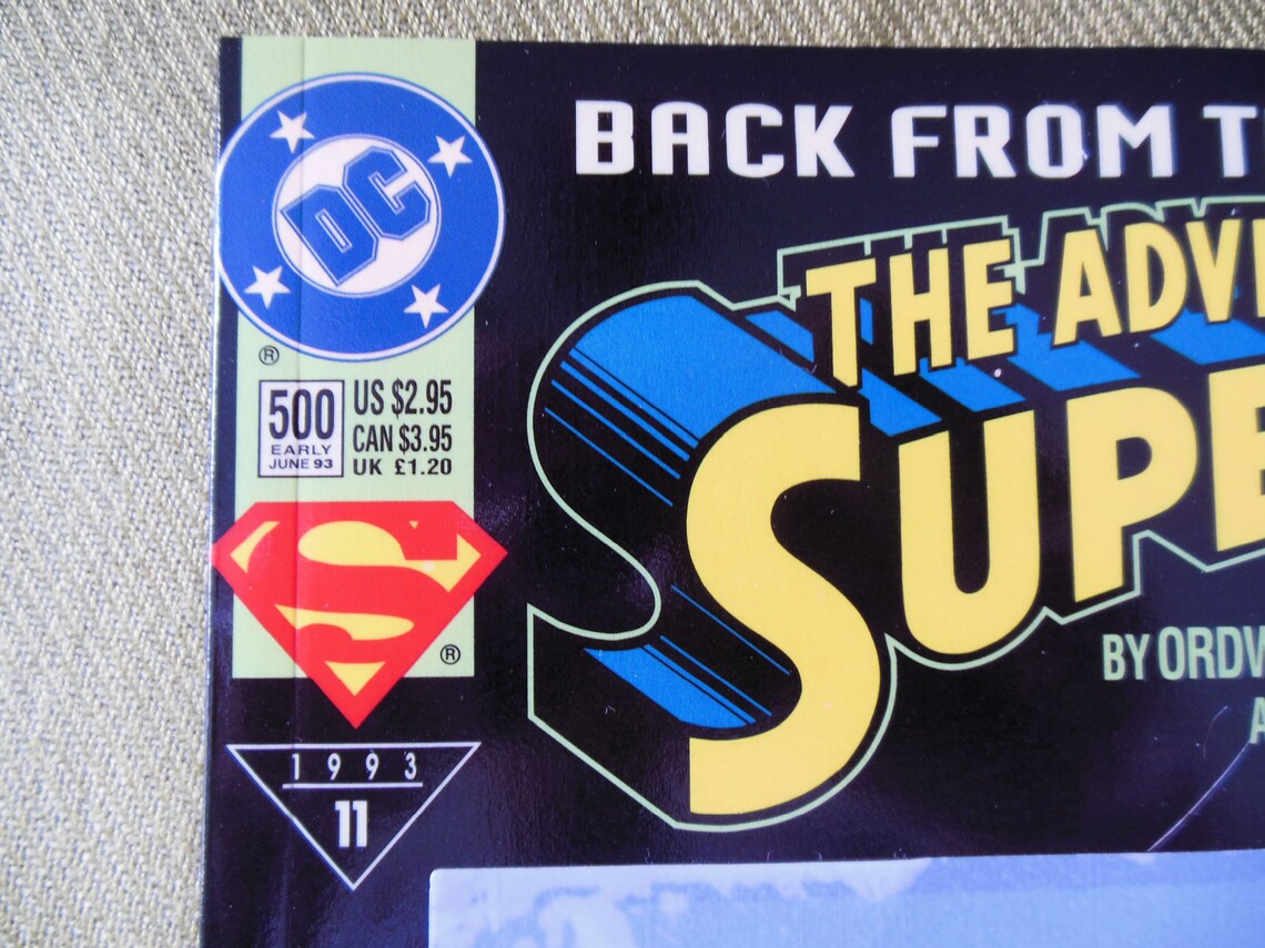 Superman Comic 500 - Etsy