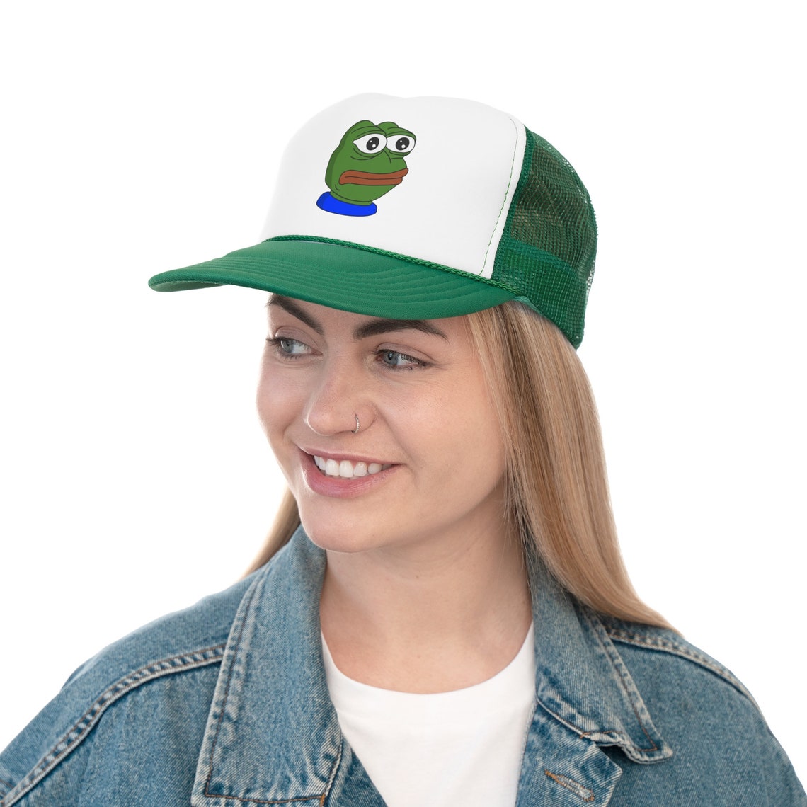 Frog Meme Trucker Caps - Etsy