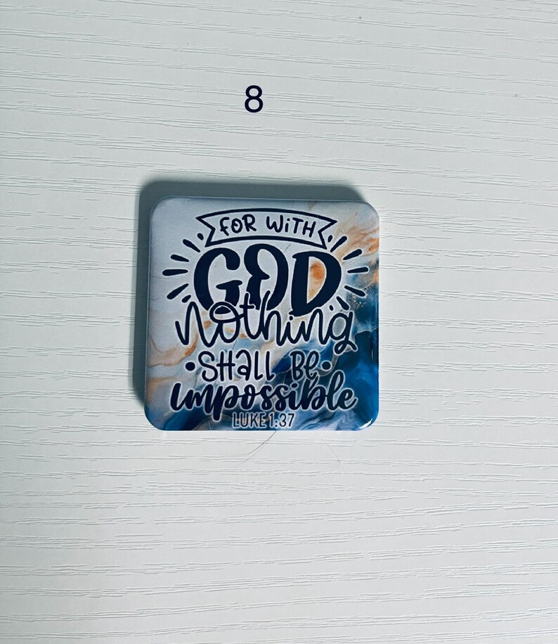 Christian Quote Magnets, Bible Verse, Religious Gift, Set of 3 - Etsy