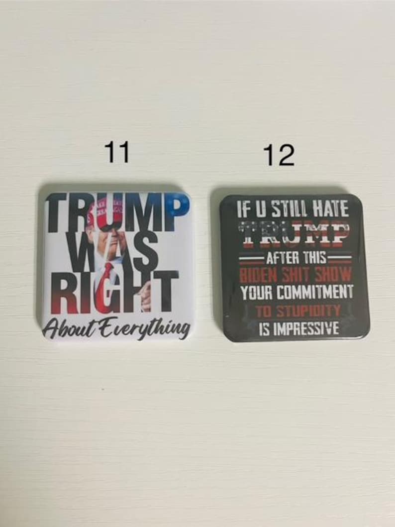 Donald Trump Magnets, 45th/47th President, Republican Gift, Set of 3 - Etsy