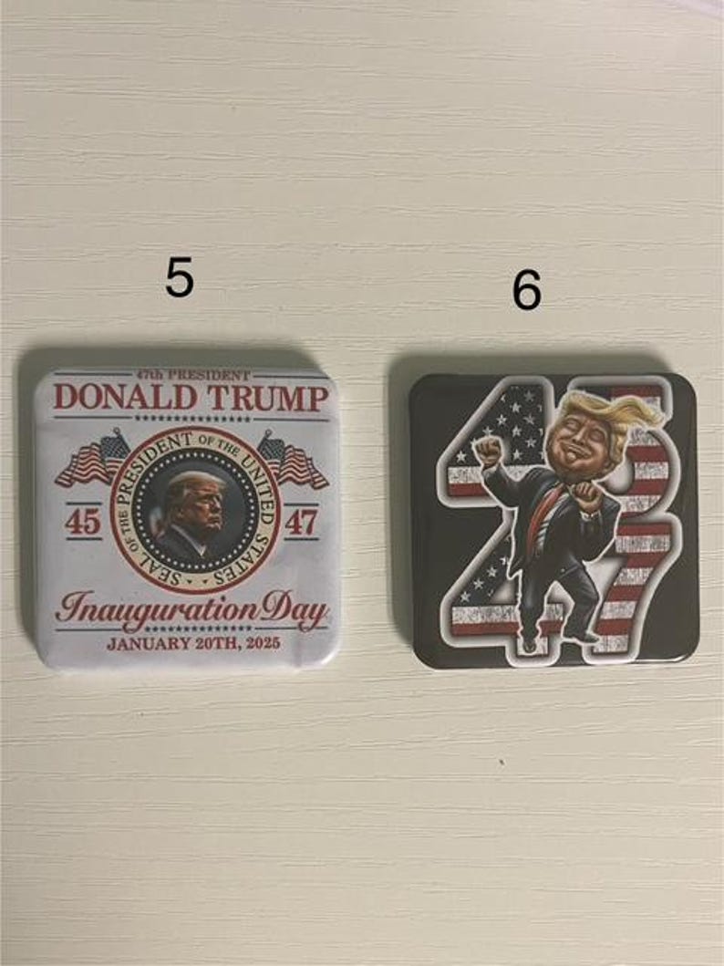 Donald Trump Magnets, 45th/47th President, Republican Gift, Set of 3 - Etsy