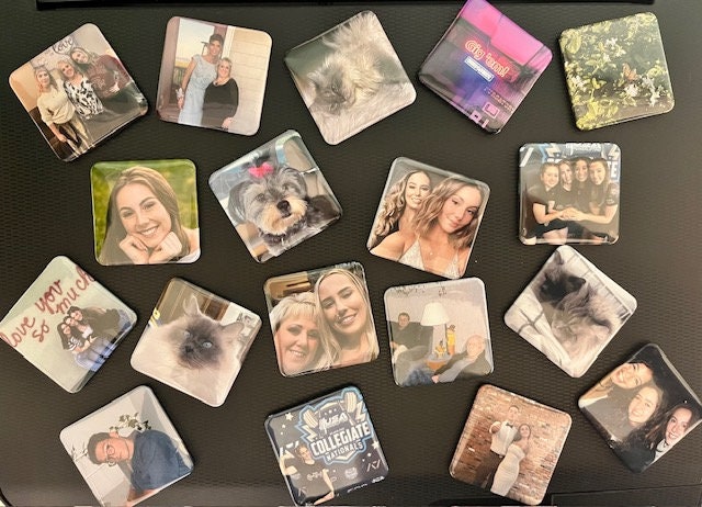 Custom Photo Magnets | Square 2"x2" | Fridge-locker Photo Magnets ...