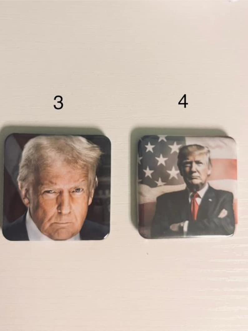 Donald Trump Magnets, 45th/47th President, Republican Gift, Set of 3 - Etsy