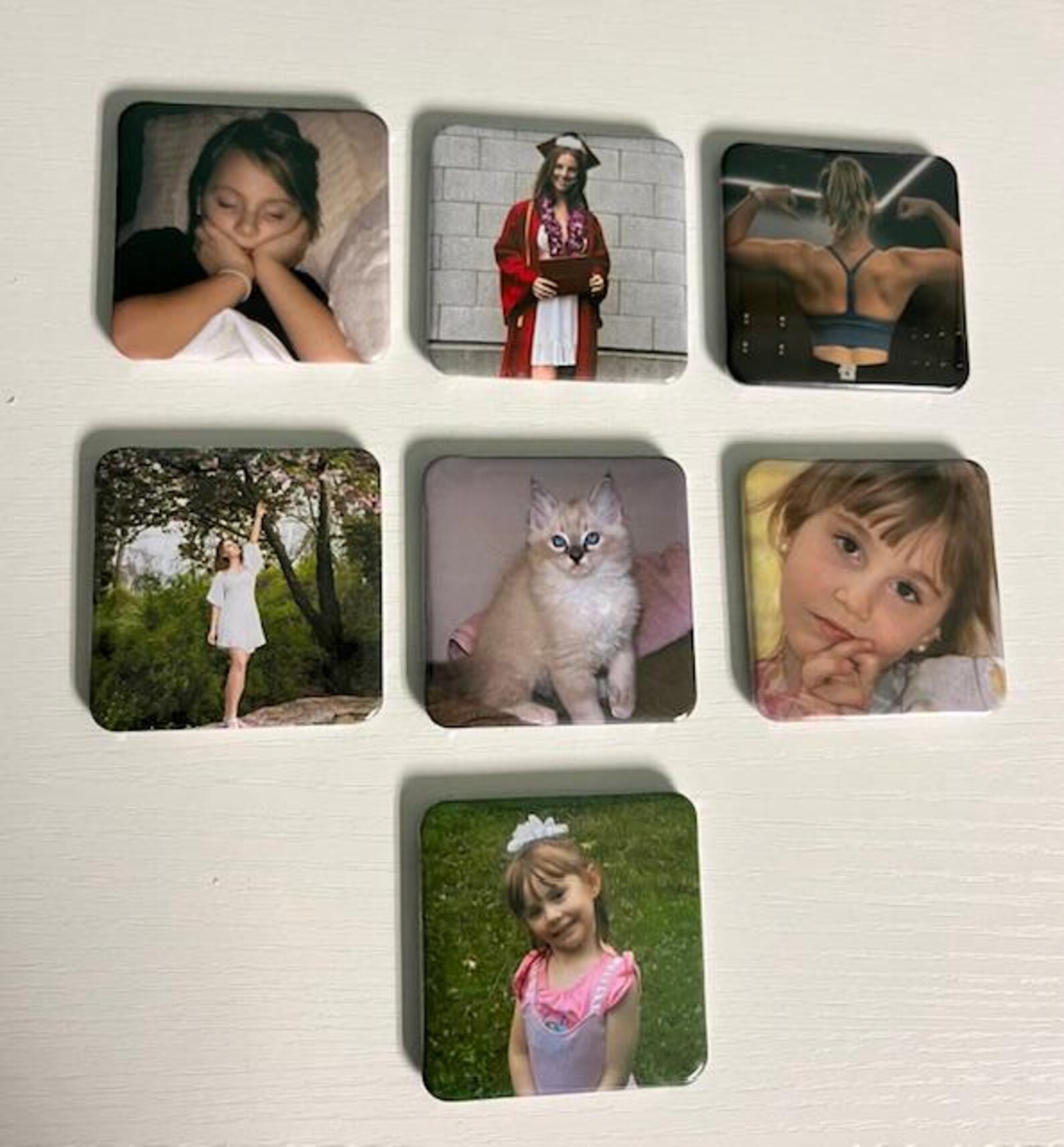 Custom Photo Magnets | Square 2"x2" | Fridge-locker Photo Magnets ...
