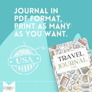 20 Page Kids Travel Planner Printable BUNDLE, USA Trip Planner ...