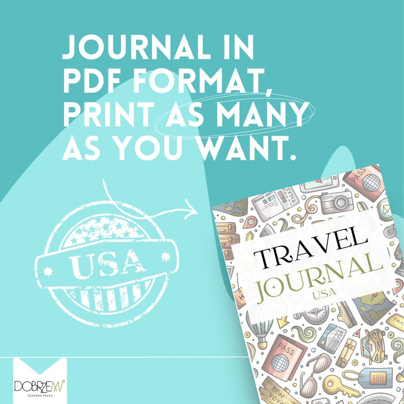 20+ Page Kids Travel Planner Printable BUNDLE, USA Trip Planner ...
