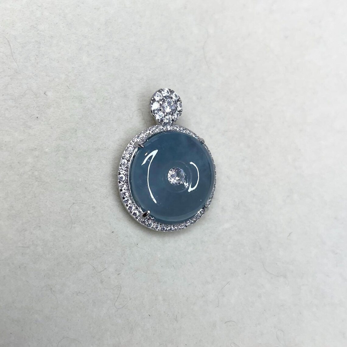 Ice Blue Jade Pingan Buckle - Etsy