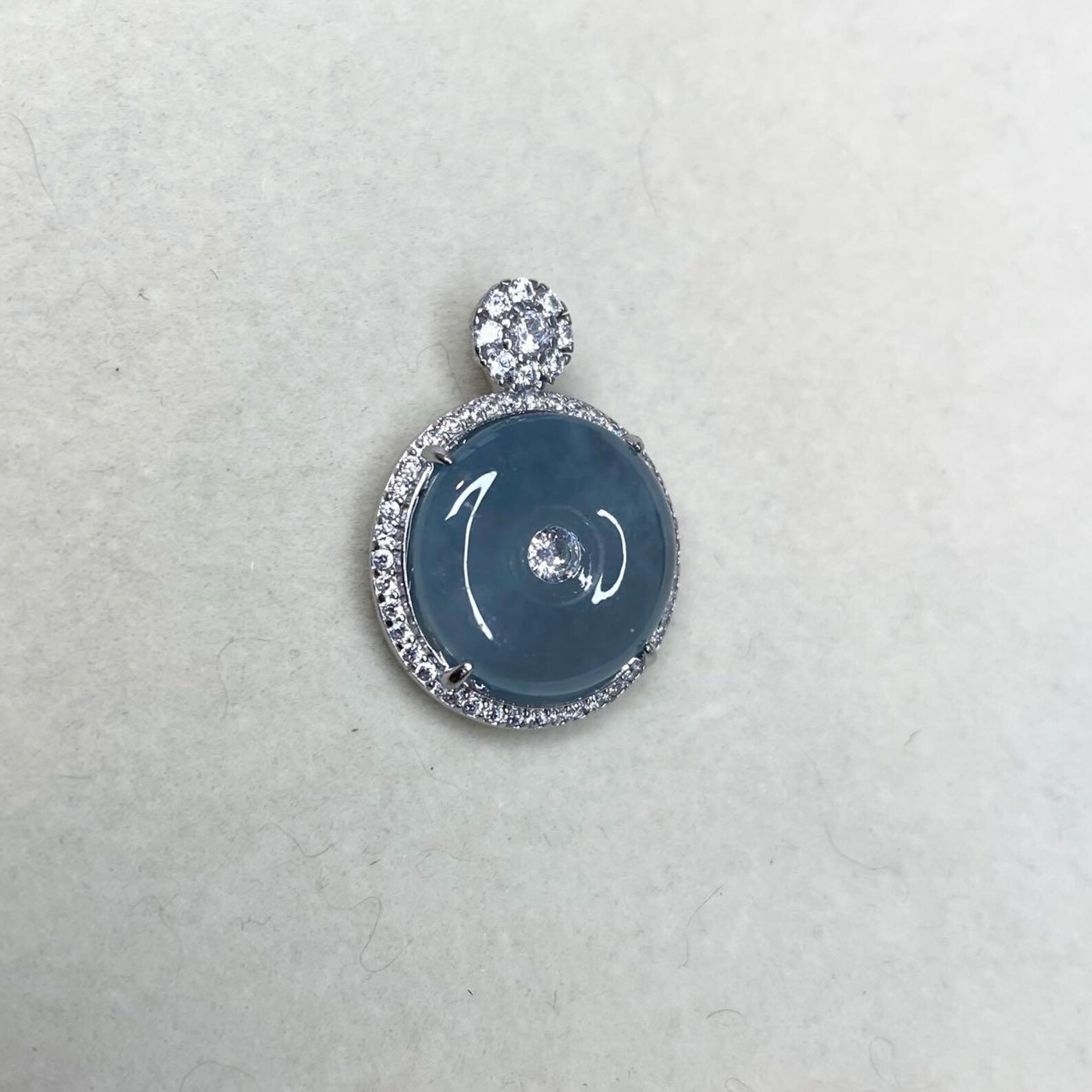 Ice Blue Jade Pingan Buckle - Etsy