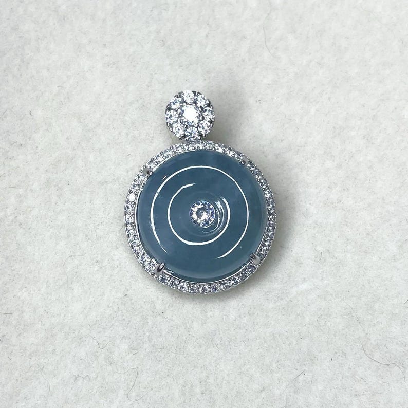 Ice Blue Jade Pingan Buckle - Etsy