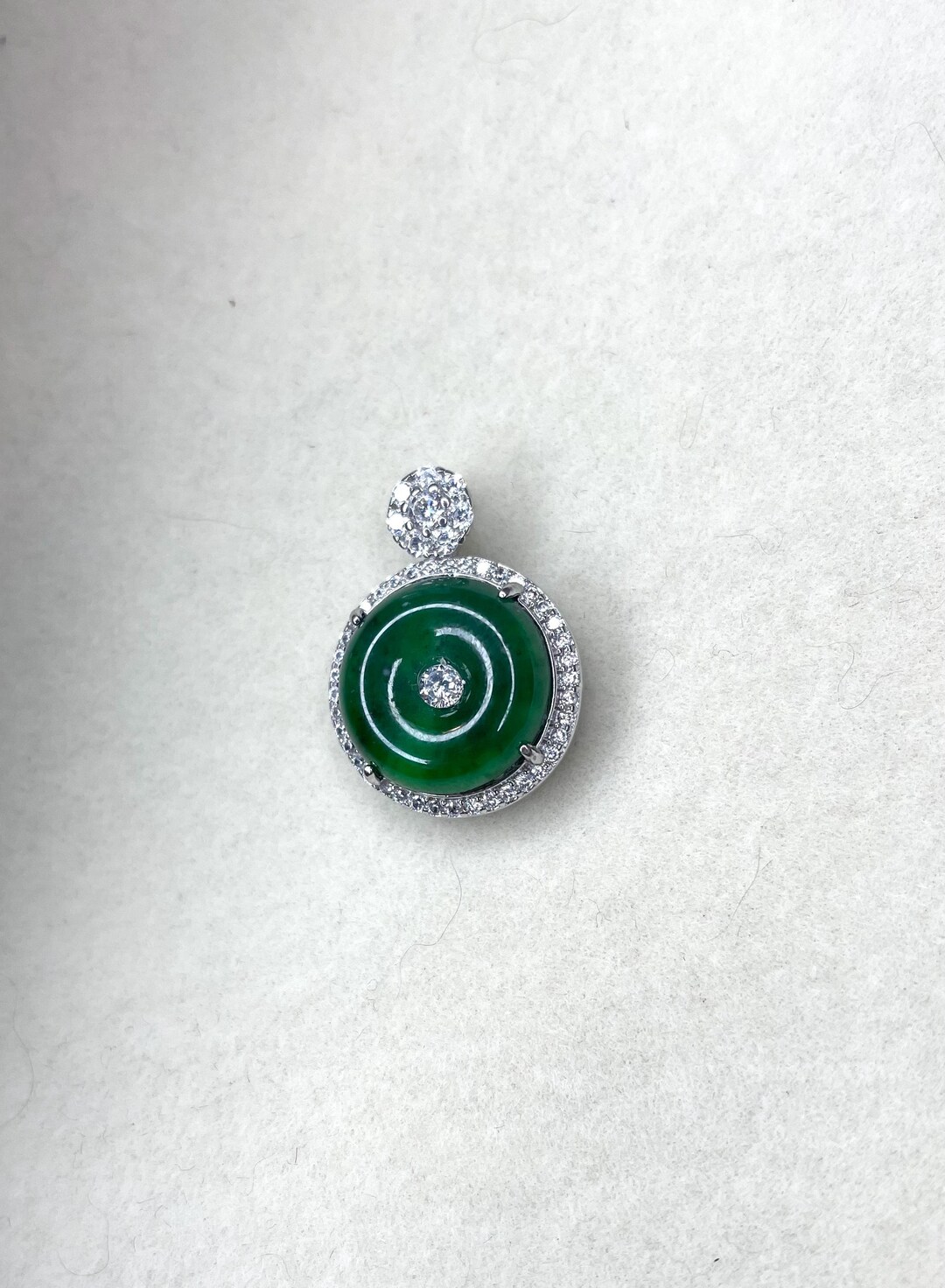 Pingan Safety Jade Pendant Necklace - Etsy