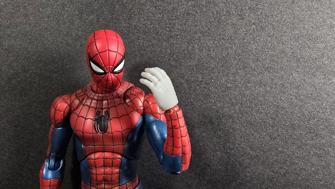 Mafex Stylized Spiderman Hands 3D Printed 1/12 - Etsy