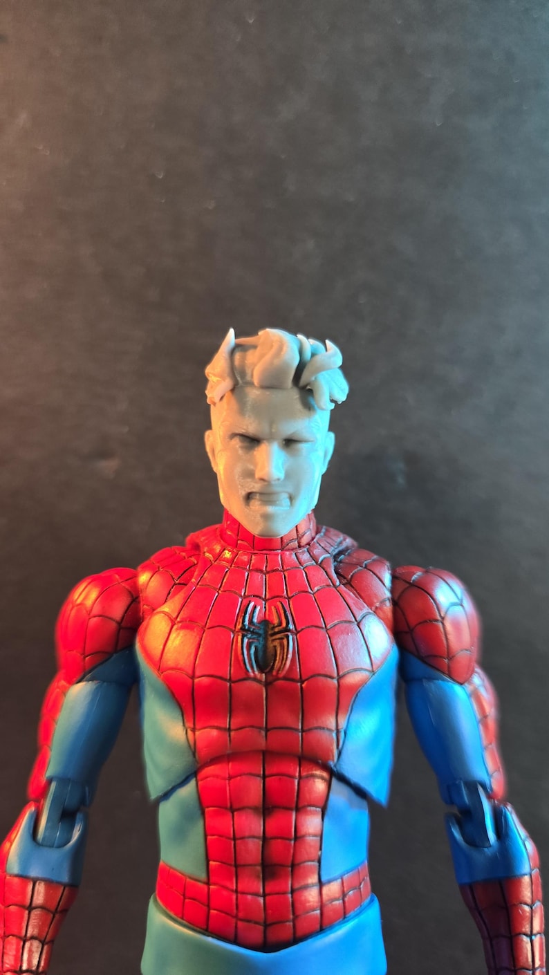 3D Printed Mafex Damaged Invincible Heads Set of 3 Ver 1 - Etsy