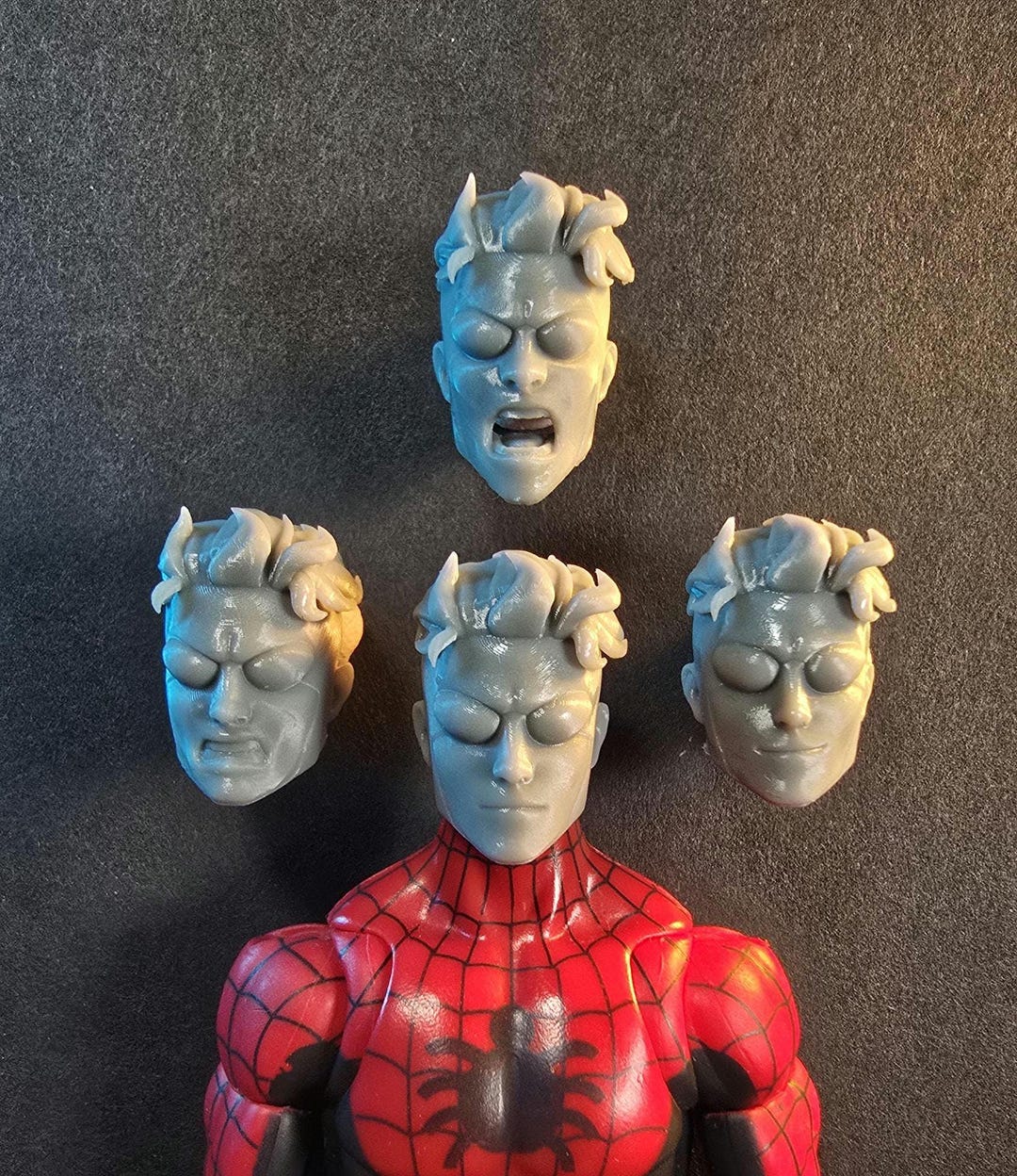 3D Printed Marvel Legends Invincible Heads Set of 4 (hollow Heads) - Etsy