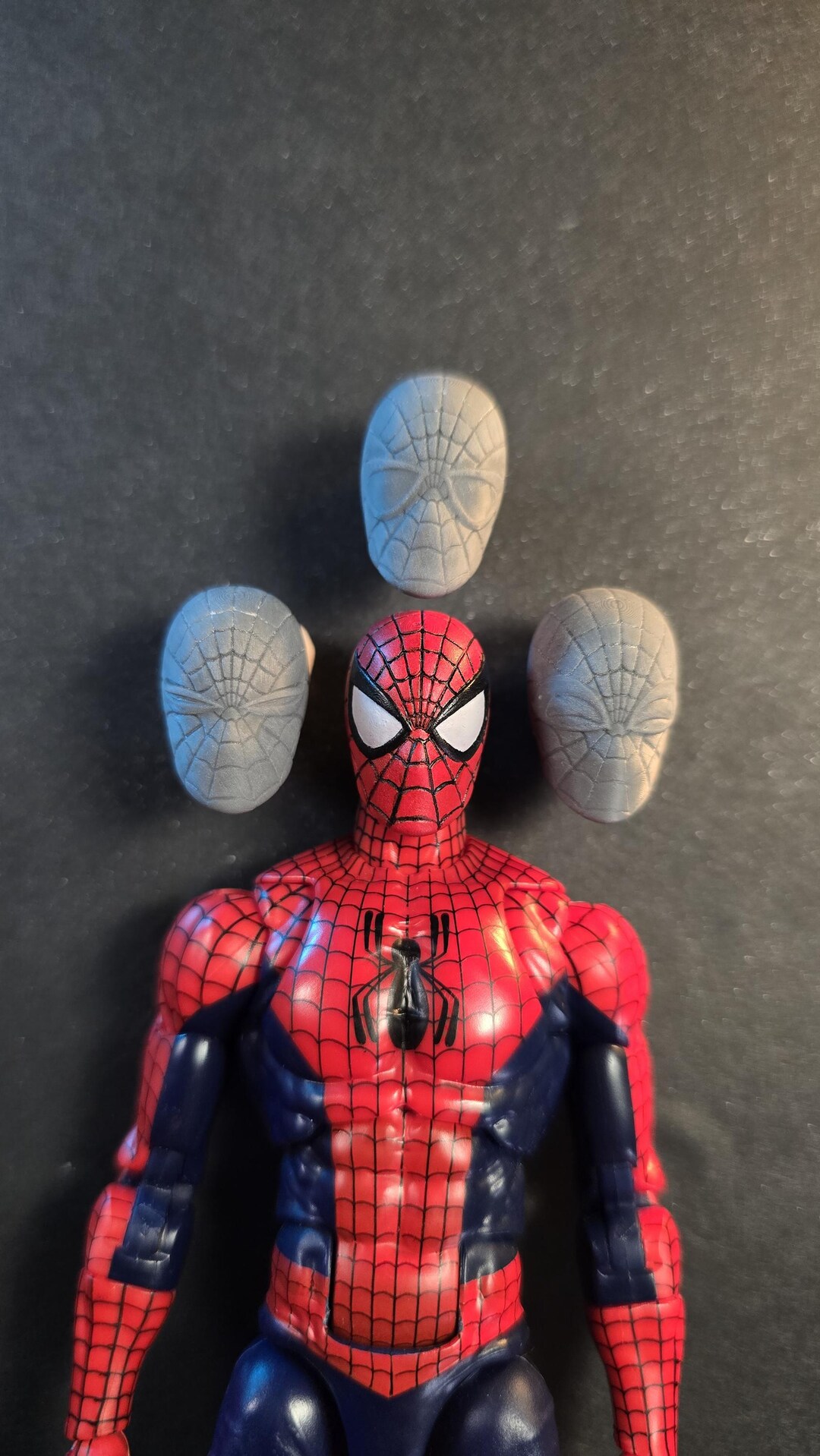 Maximum Spider-man Custom 3D Printed Heads Set 3 (engraved Weblines) - Etsy