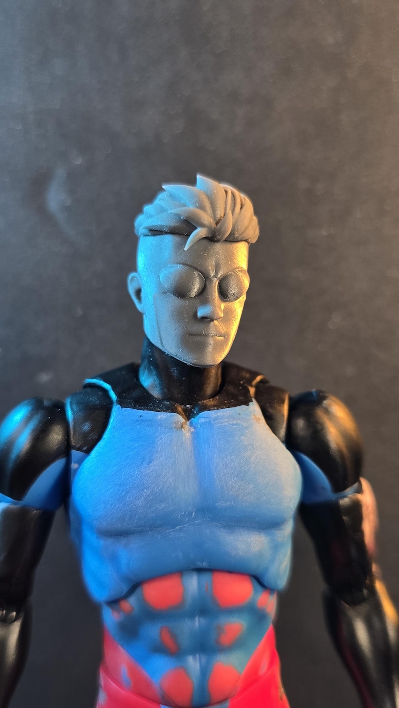 3D Printed Invincible Heads Classic Version 1/12 (hollow Heads) - Etsy