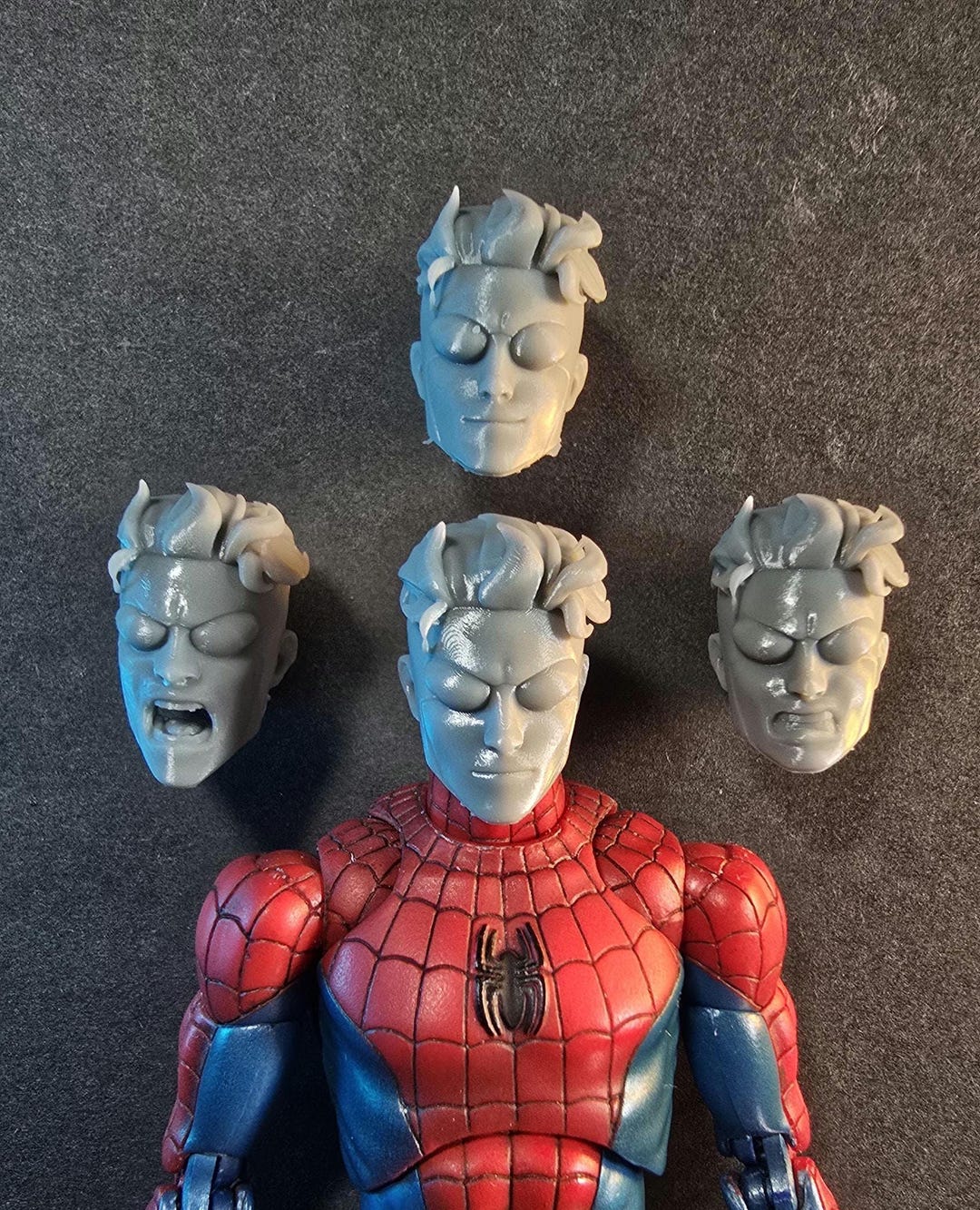 3D Printed Mafex Invincible Heads Set of 4 - Etsy