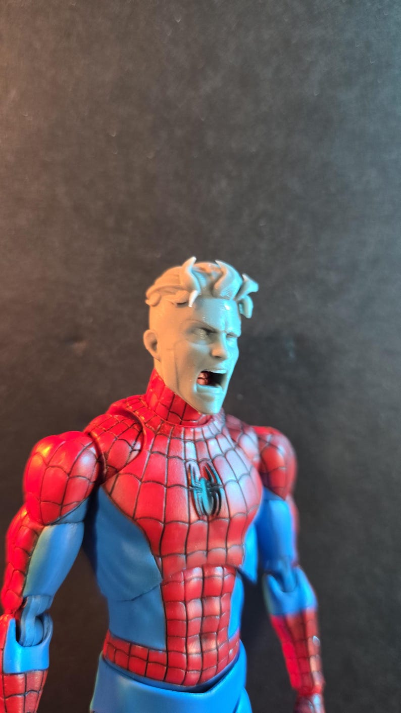 3D Printed Mafex Damaged Invincible Heads Set of 3 Ver 1 - Etsy