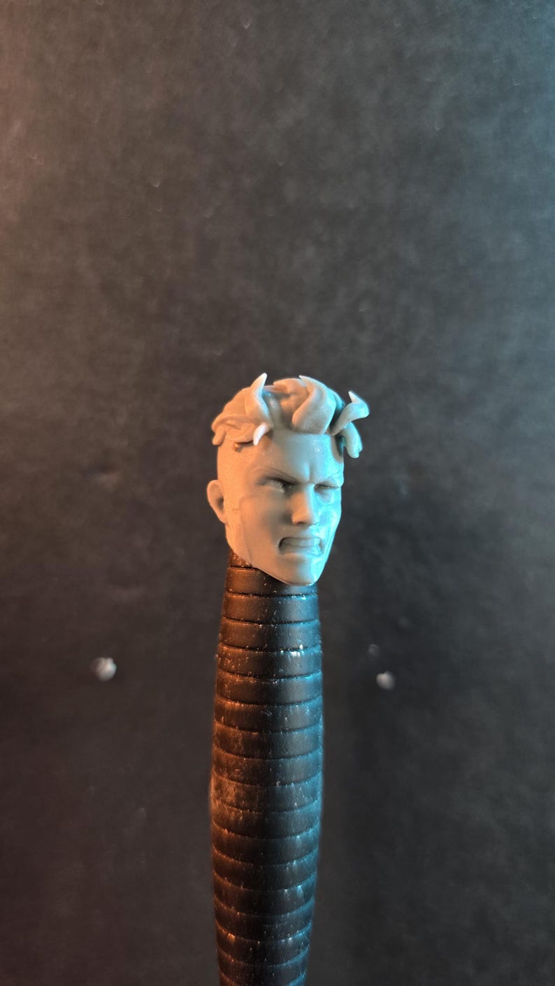 3D Printed Mafex Damaged Invincible Heads Set of 3 Ver 1 - Etsy
