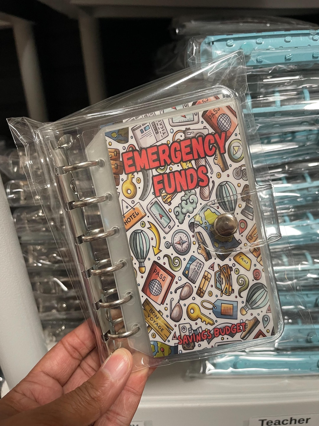 Emergency Funds Challenge, Savings Challenge Binder, Cash Stuffing ...