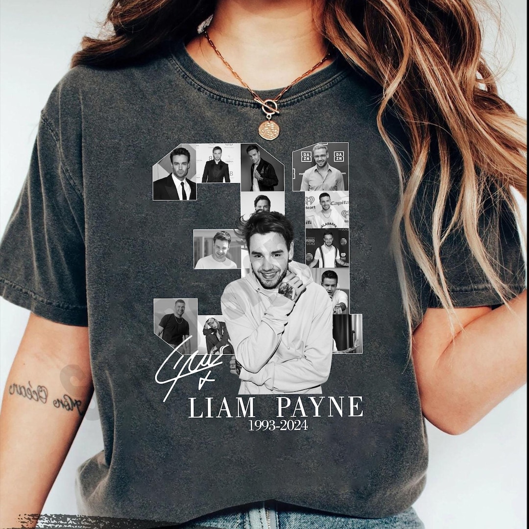 Liam Payne 31 Years Shirt, Liam Payne Tribute Shirt, Liam Payne RIP ...