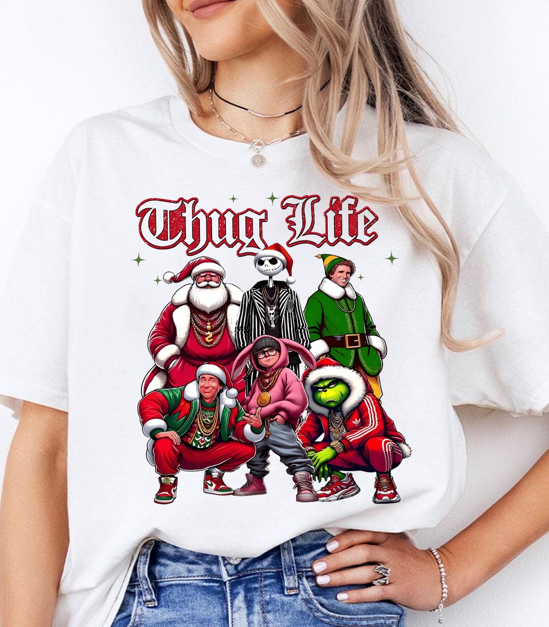 Thug Life Christmas Shirt Christmas Sweatshirt Christmas Movie Shirt ...