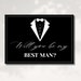 Best Man Proposal Card Template, Canva Template, Groomsmen Proposal ...
