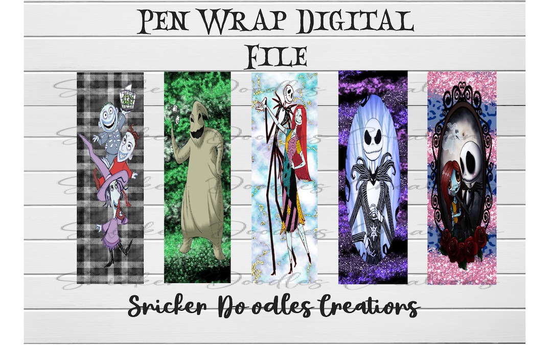 Jack, Character, Horror, Epoxy Pen Wrap, Digital Download Files, PNG ...