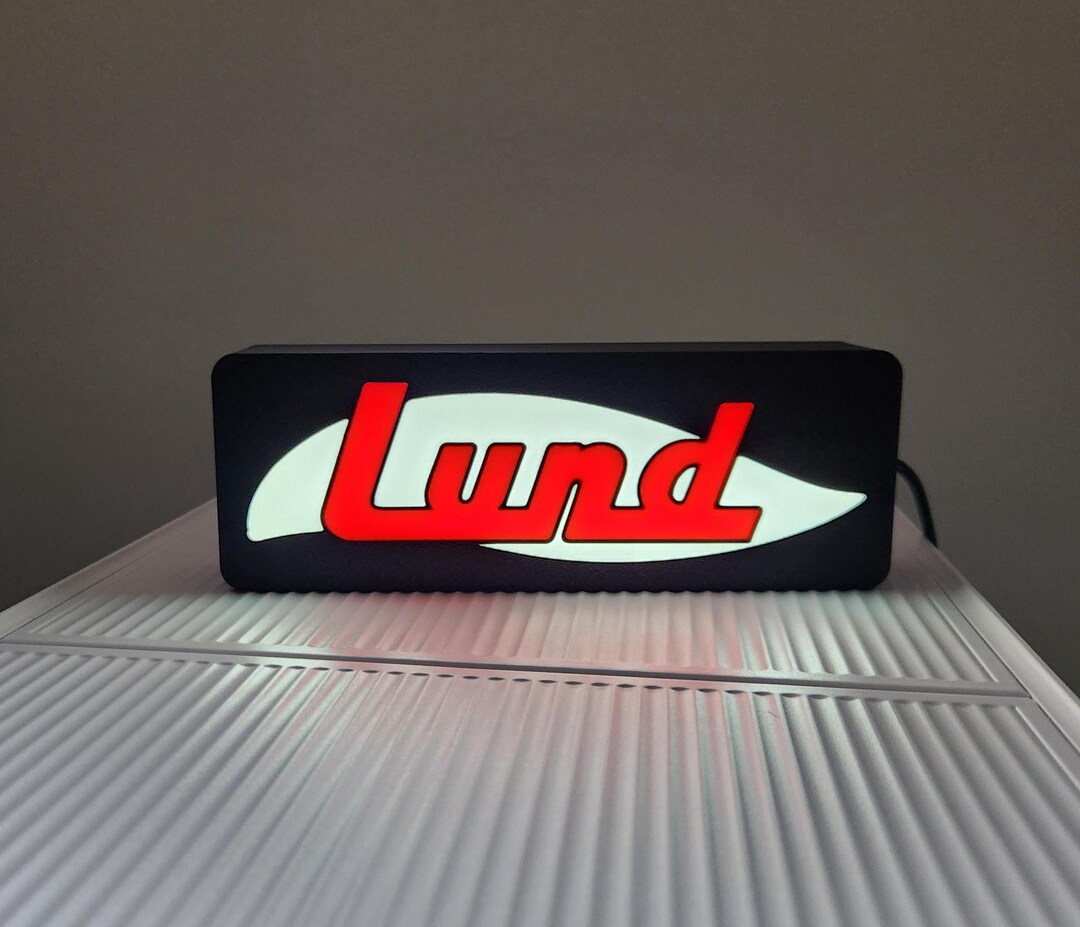 Lund Boats Vintage LED Light Box Sign / Night Light / Lamp - Etsy