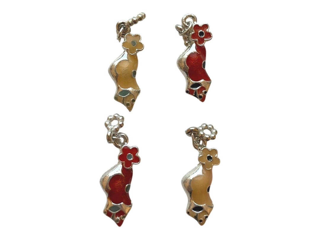 Red and Yellow Poppy Swimsuit Summer Craft Charms - Etsy