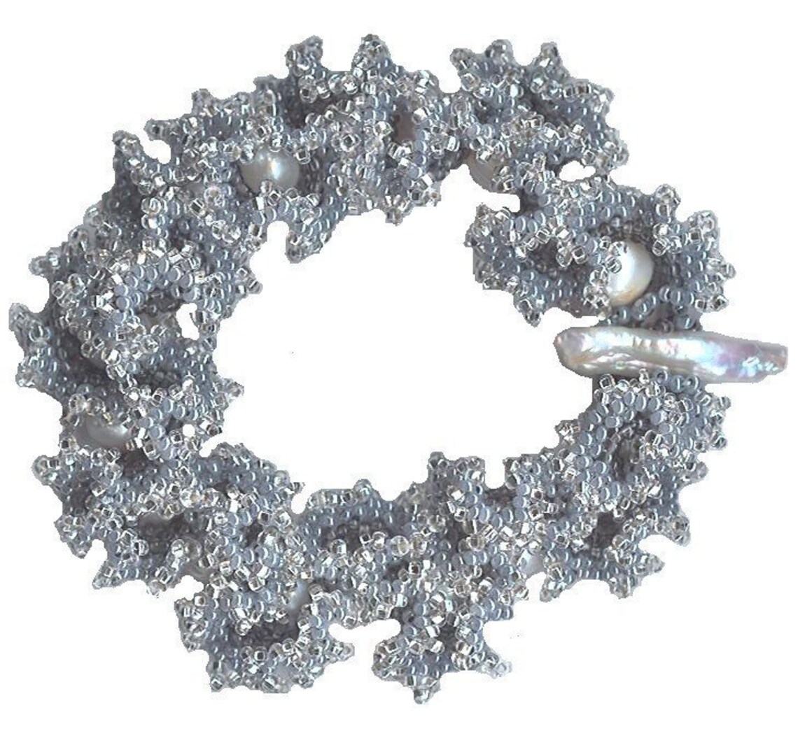 INSTRUCTIONS - Pearl Ruffle Bracelet - PDF Download - Etsy