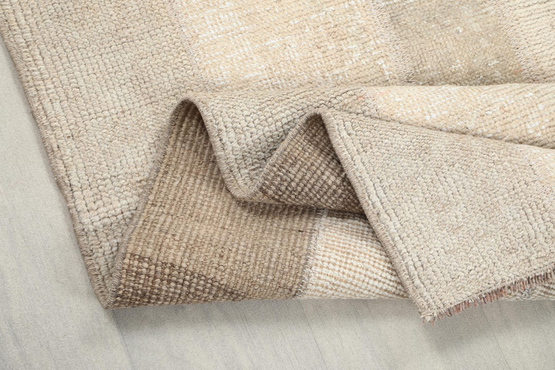2x4 Ft Beige Brown Vintage Runner, Boho Small Runner, Small Oushak ...