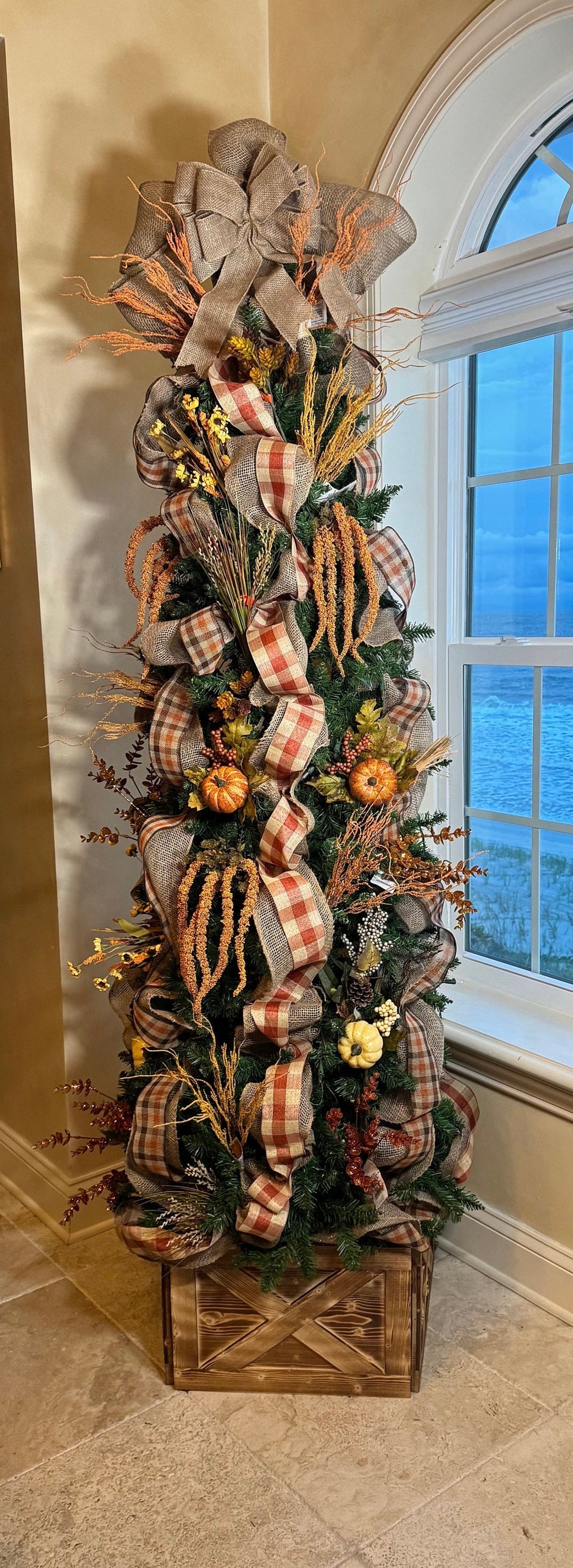 Fall Decoration and Ornament Tree Set - Etsy