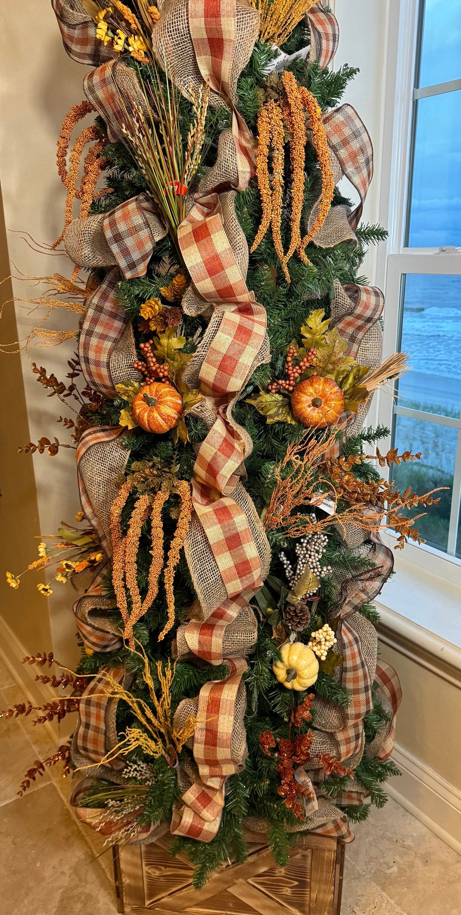 Fall Decoration and Ornament Tree Set - Etsy