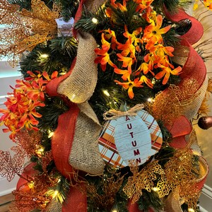 New Fall / Thanksgiving Day Tree Decoration and Ornament Set for Your ...