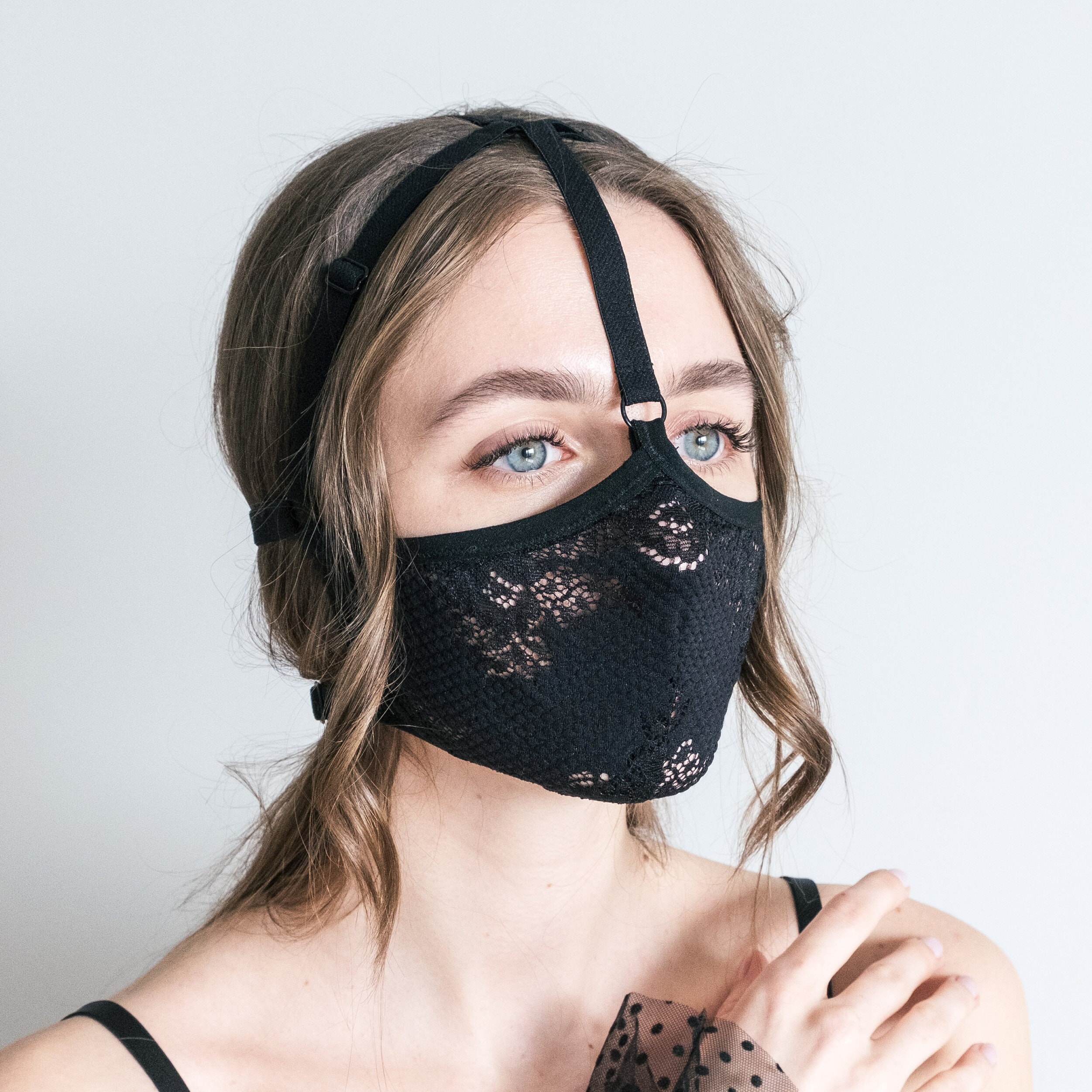 Black Sexy Mask, Lace Face Mask, Sexy Mask, Fetish Face Mask, BDSM Face Mask, Erotic Mask ...