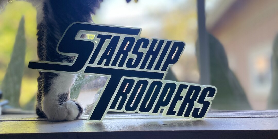 Starship Troopers Wall Sign Starship Troopers Plate Glow in the Dark ...