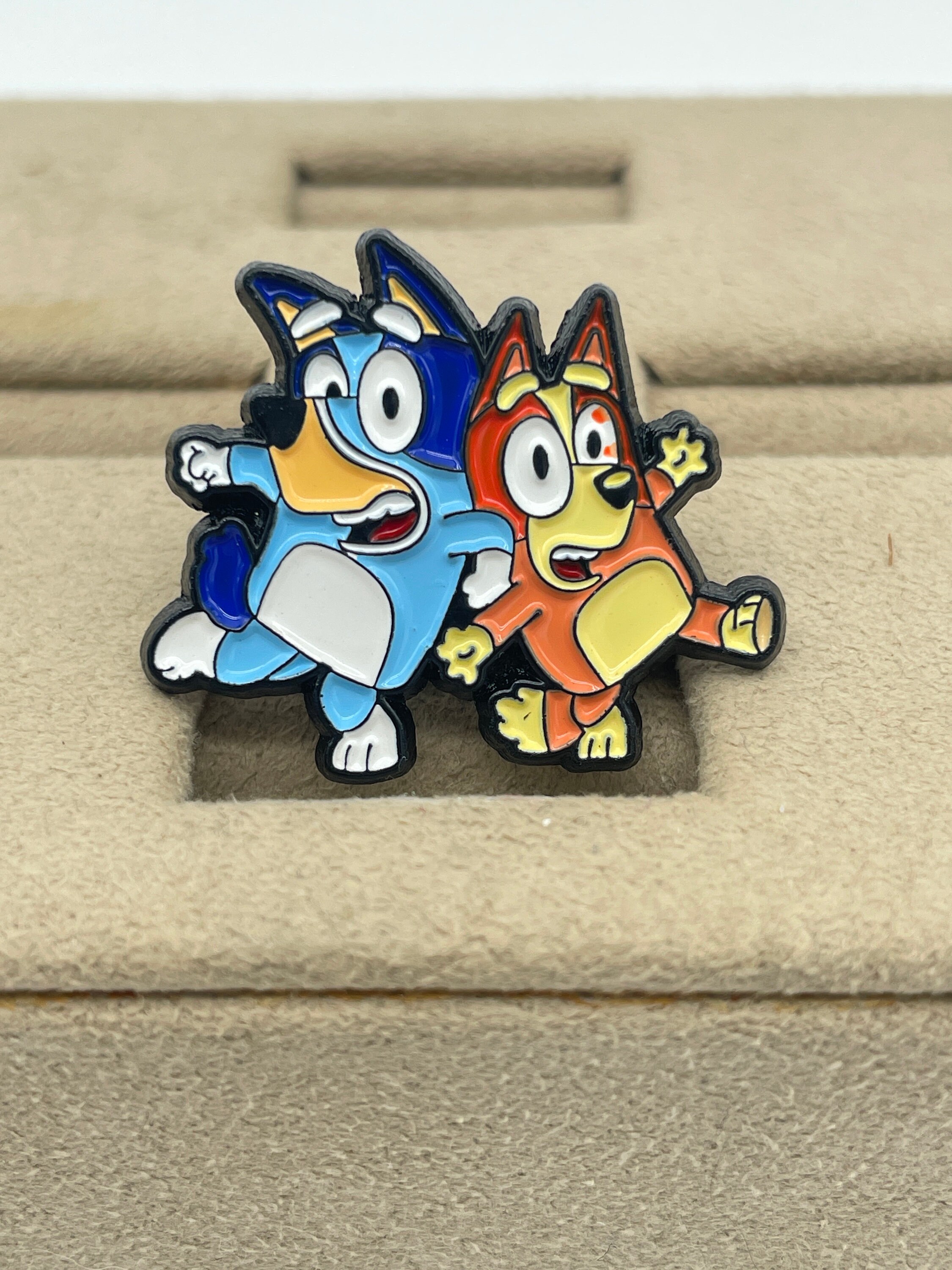 Bluey Enamel Pin Bluey & Bingo Pin Australian Cattle Dog Pin Kids Pin Backpack Pin Dog Pin ...