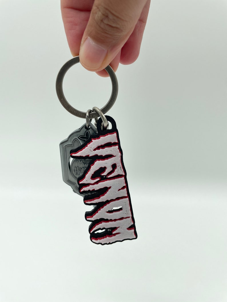 Venom 3-D Keychain Custom Keychain Name Keychain 3D Printed Name Custom ...