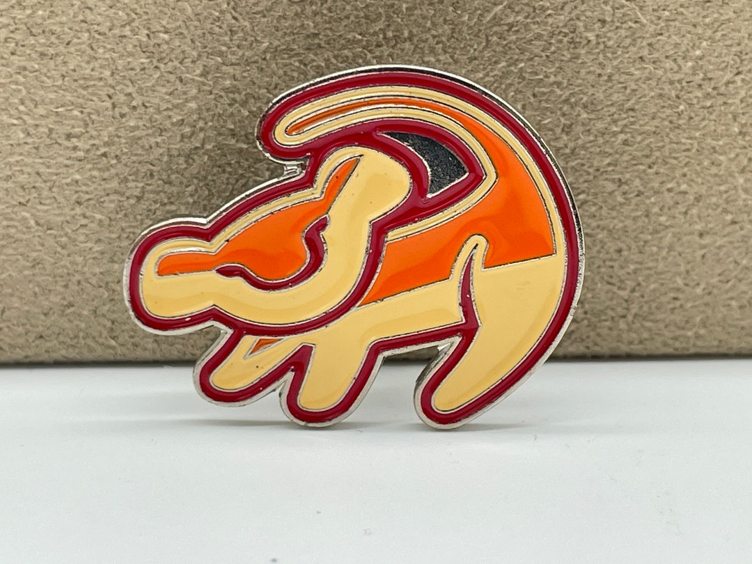 Lion Cub Pin Simba Pin Lion Drawing Pin Animal Pin - Etsy