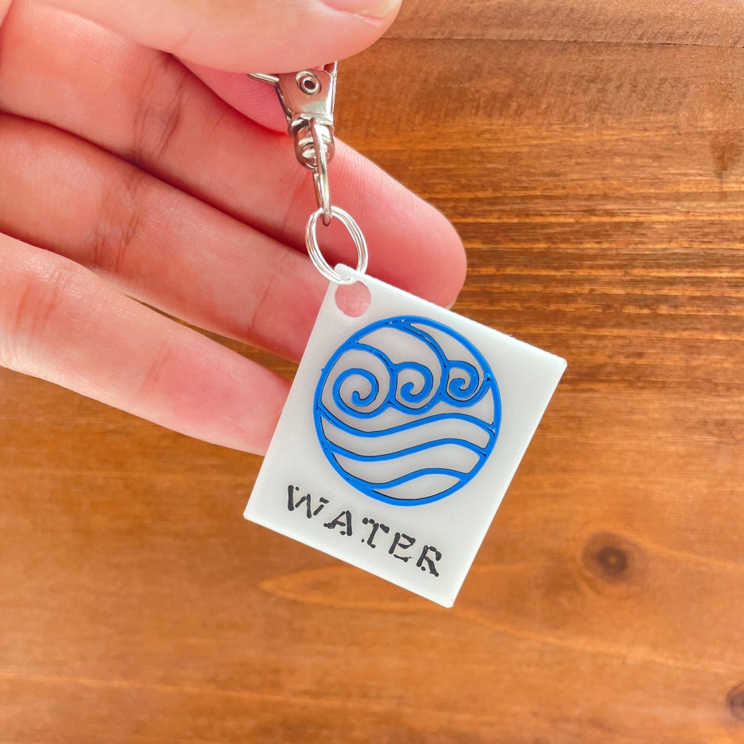 Avatar the Last Airbender Keychain Water Tribe Keychain Avatar Logo ...