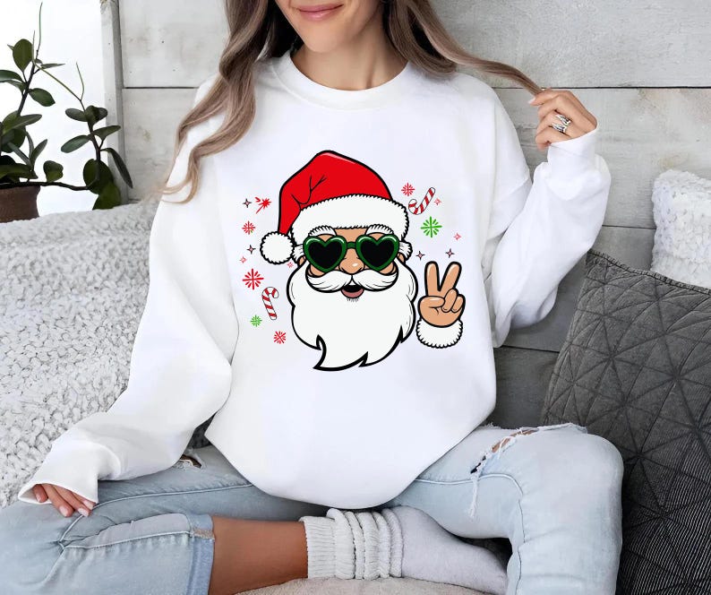 Vintage Santa SVG, Old School Father Christmas, Santa Claus Digital ...