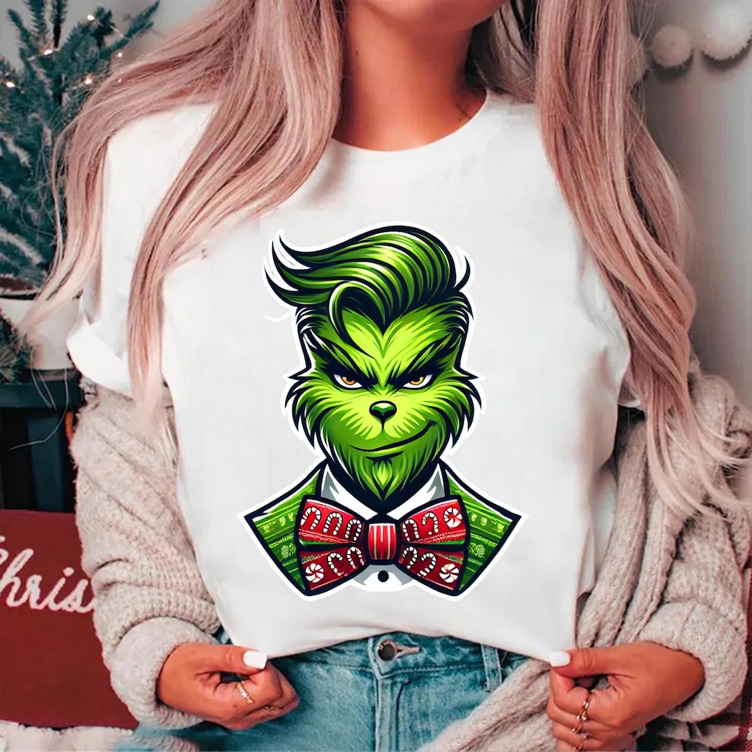 Cool Grinch Digital Art, Fun Christmas Illustration, Grinch Wall Art ...