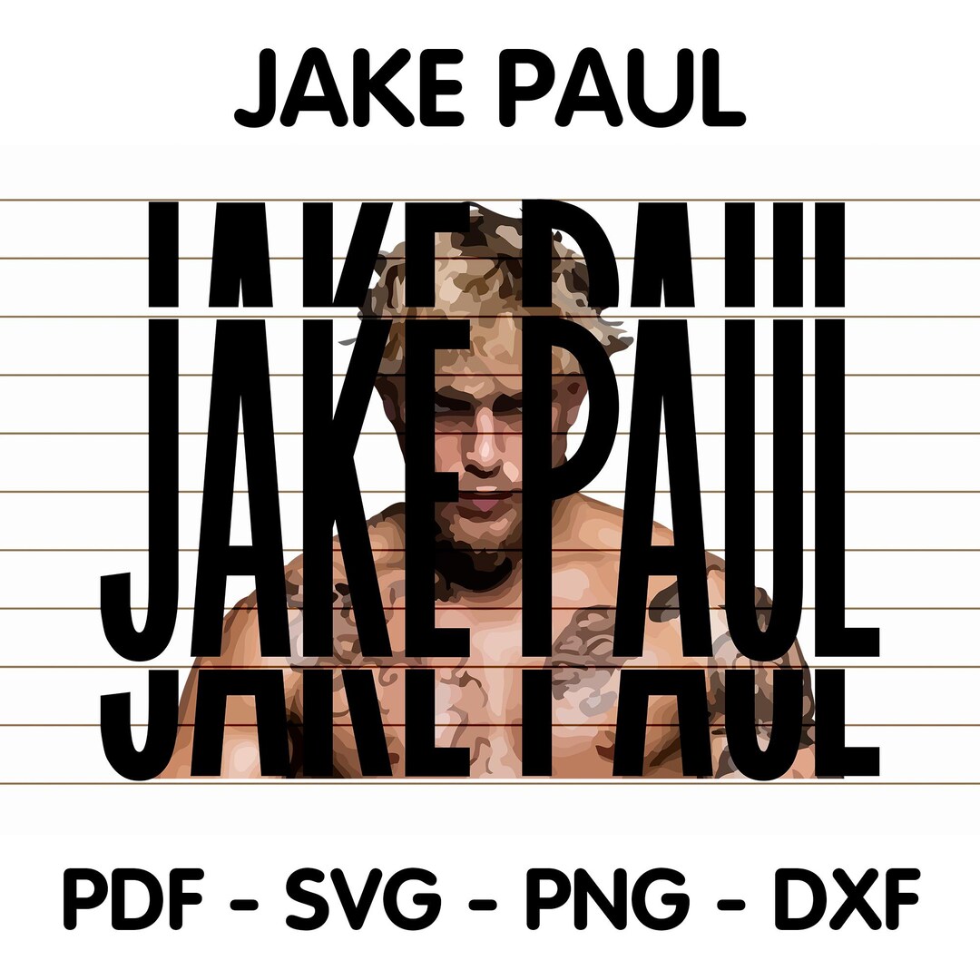 Jake Paul Tshirt Svg, Boxing PNG File, Mike Tyson Digital Art, Boxing ...